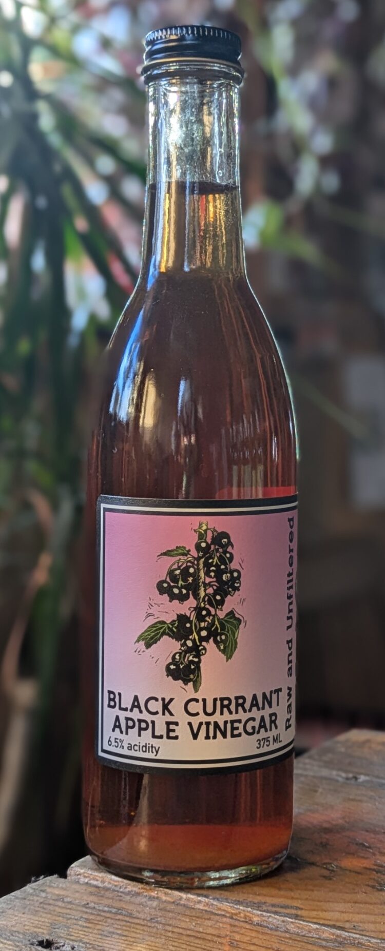 Vinegar Black Currant 12.5oz Bottle - Blackduck Cidery